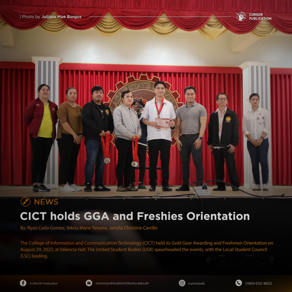 CICT holds GGA and Freshies Orientation - Bulsucict